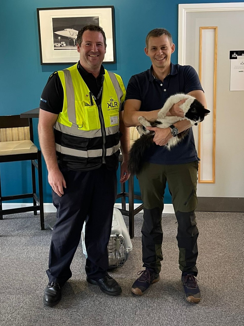 Ted the missing moggie’s VIP Exeter Airport adventure - Exeter Airport